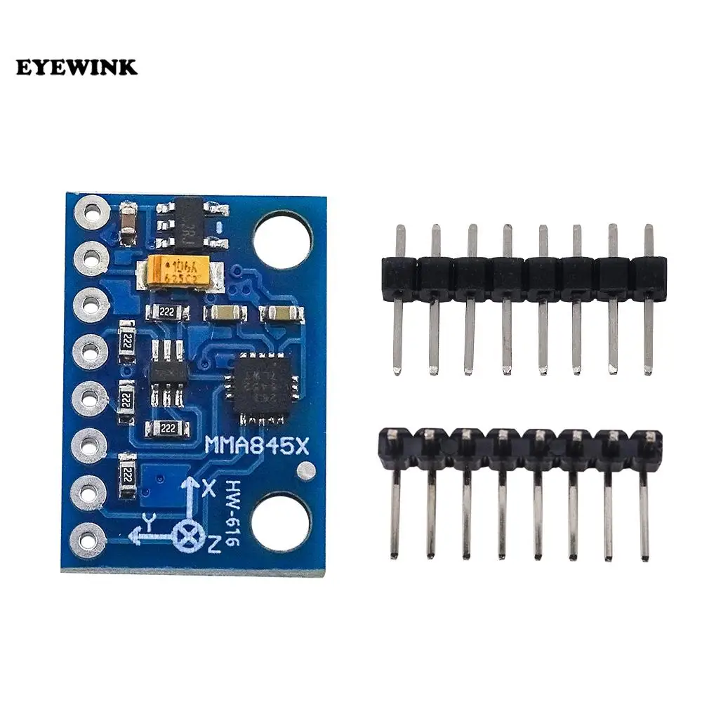 Gy-45 Mma8452 Module Digital Triaxial Accelerometer High-precision Inclination Module - Sensors ...