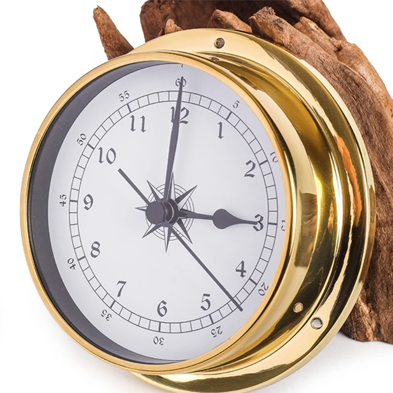 115mm-Wall-Mounted-Thermometer-Hygrometer-Barometer-Watch-Tidal-Clock ...