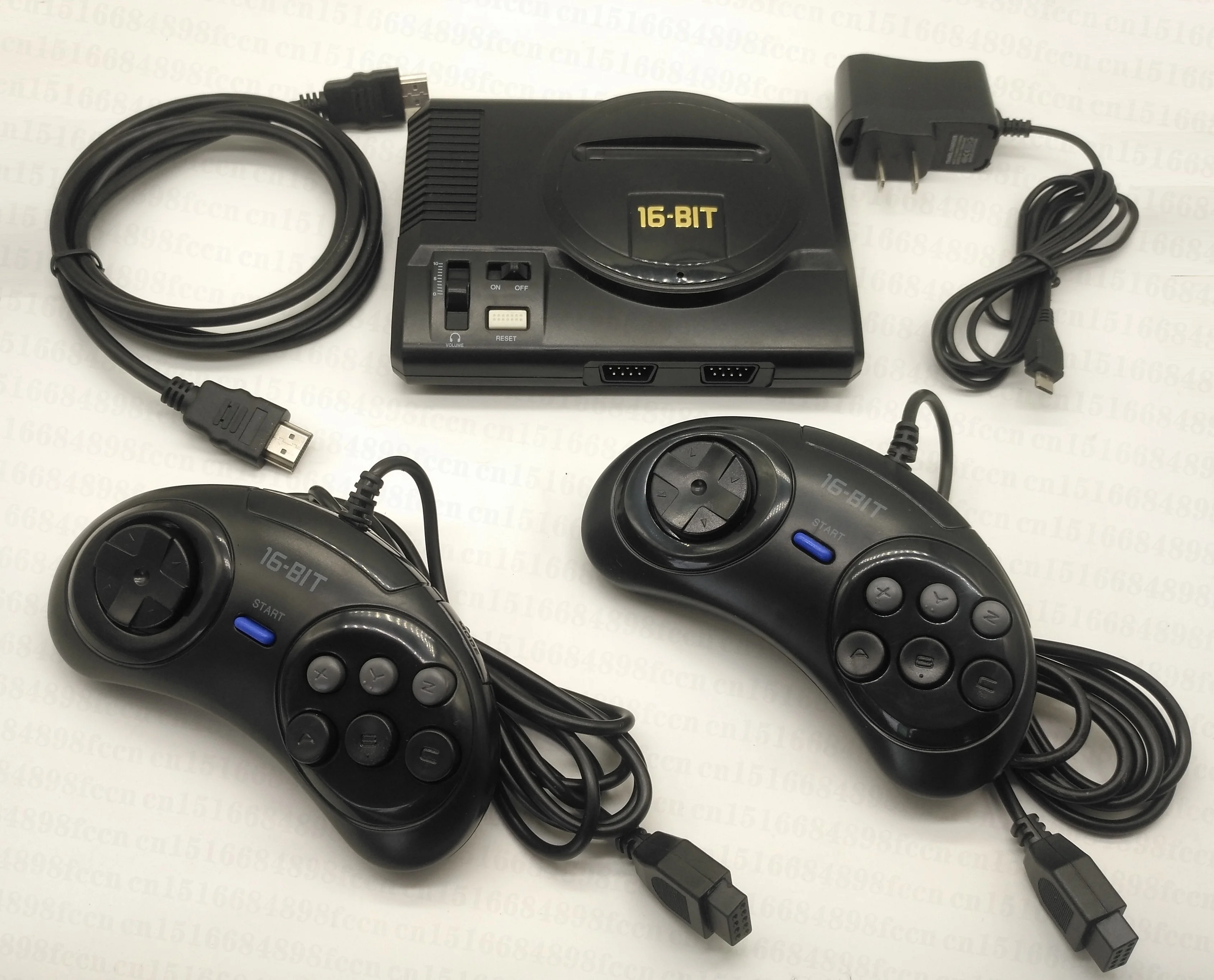 Retro Mini TV Video Game Console For Sega MegaDrive 16 Bit Games with ...
