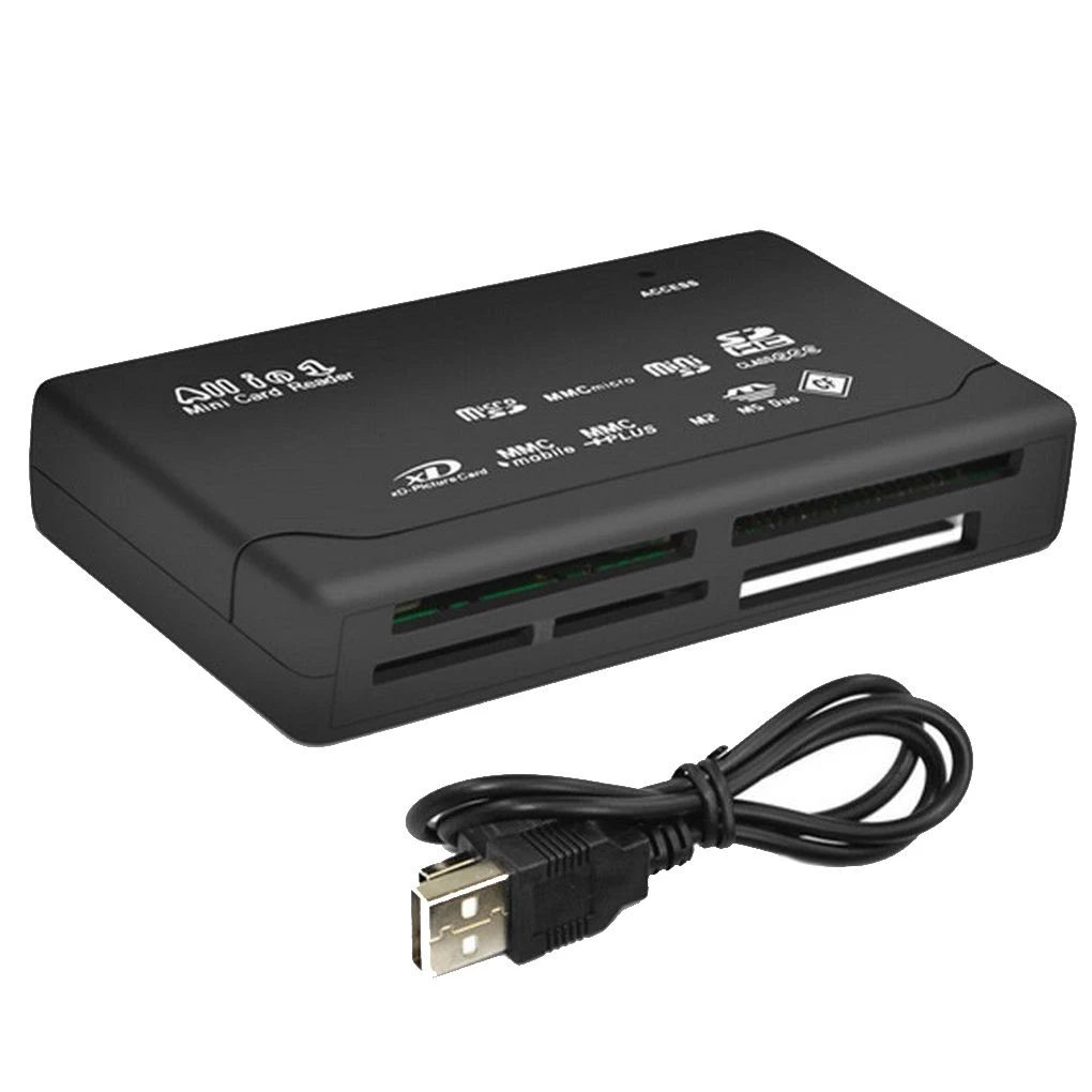 All In One Card Reader Usb 2.0 Sd Card Reader Adapter Support Tf Cf Sd ...