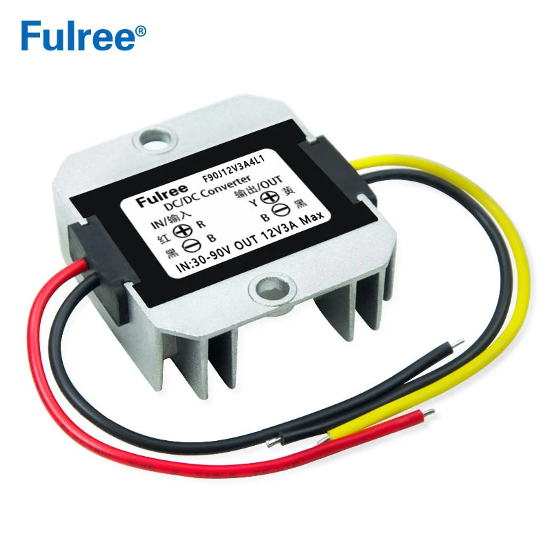 72v 60v 48v 36v 24v To 12v 1a 2a 3a Step Down Dc Dc Buck Converter Voltage Regulator Truck Boat ...