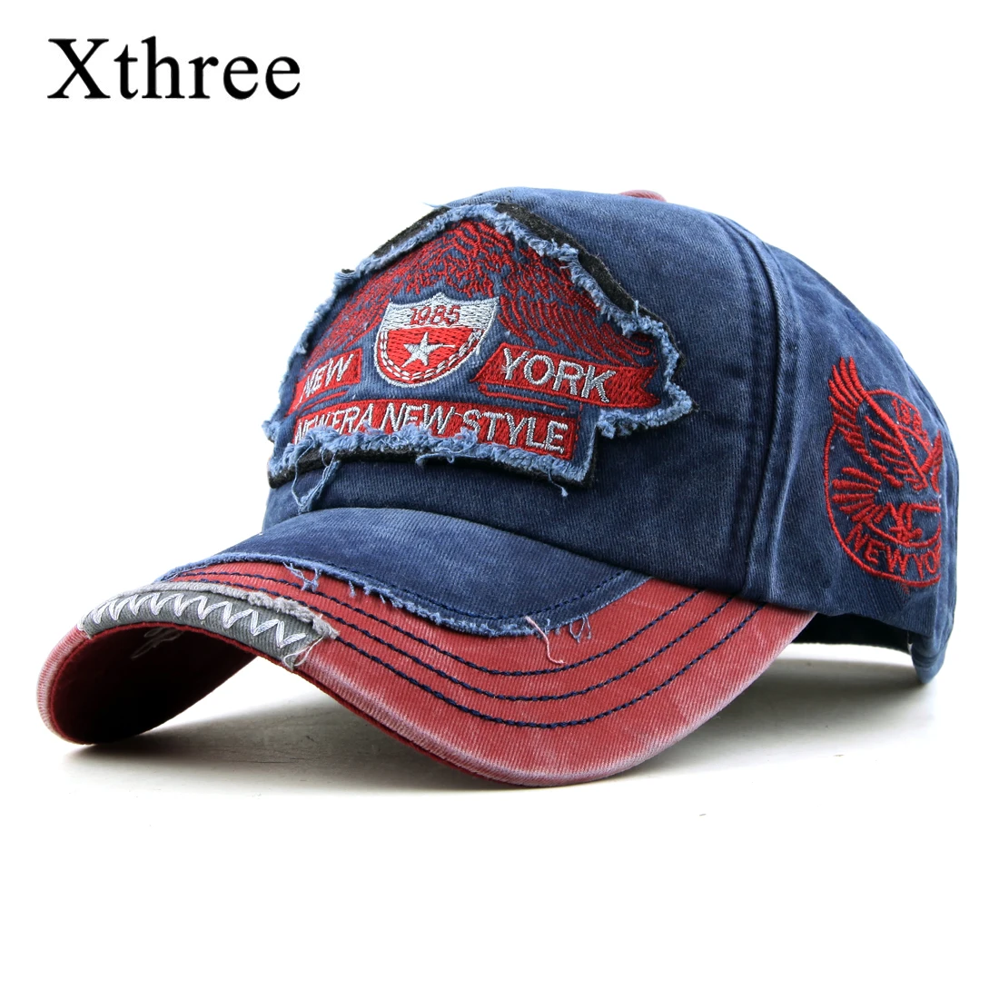 Xthree Cotton Fasion Leisure Baseball Cap Hat For Men Snapback Hat ...