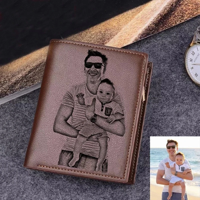 Wallet Engraving Ideas Husband | Fathers Day Wallet Picture - Engraved ...