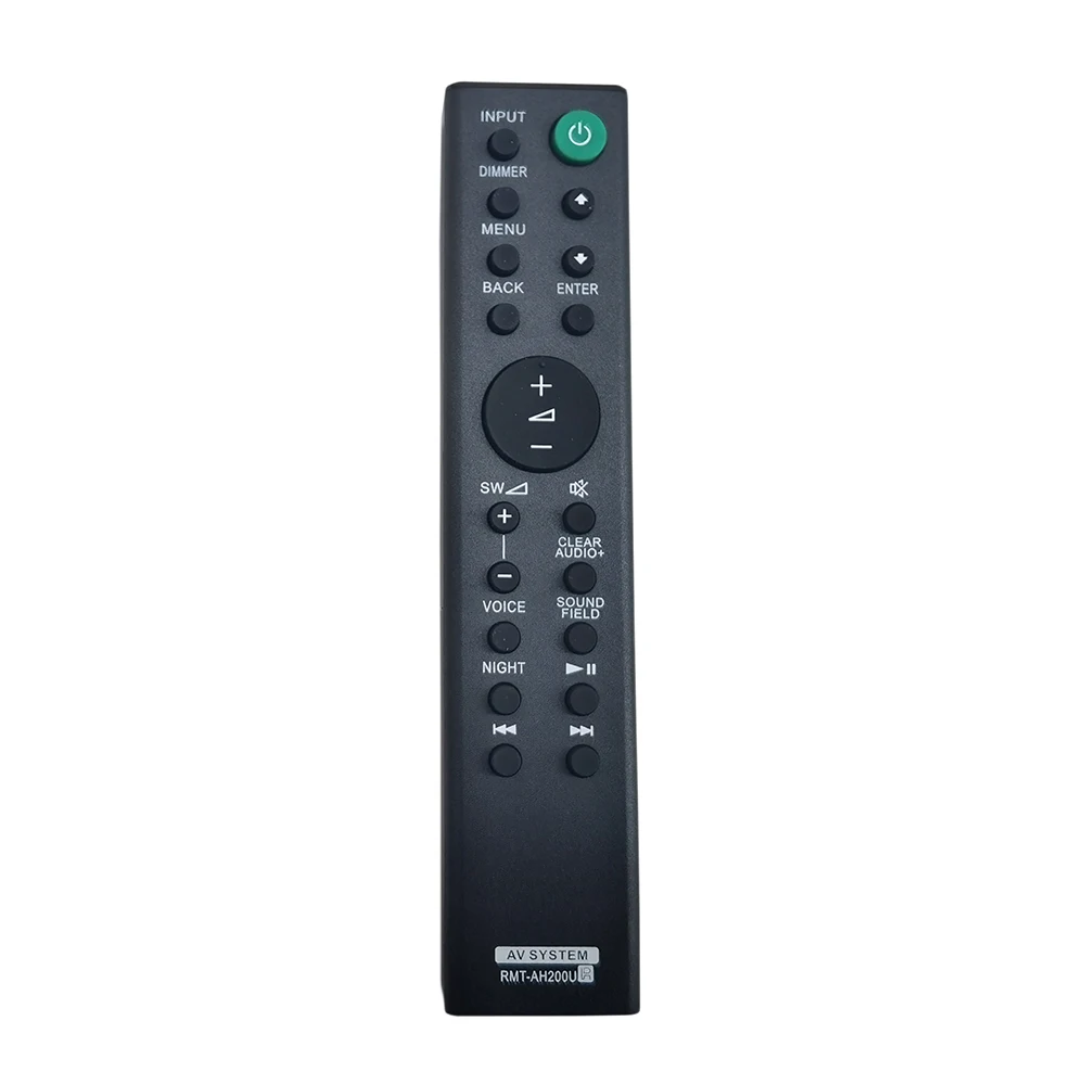 RMT AH200U Replaced Soundbar Remote Control for Sony Sound Bar HT RT4 ...