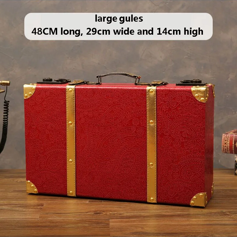 Red Vintage Travel Trunks