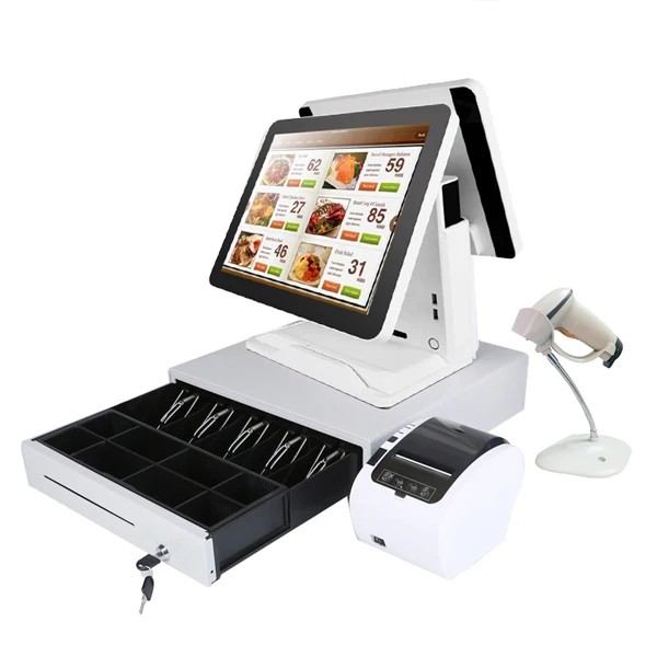 Cash Register Machine With Scanner