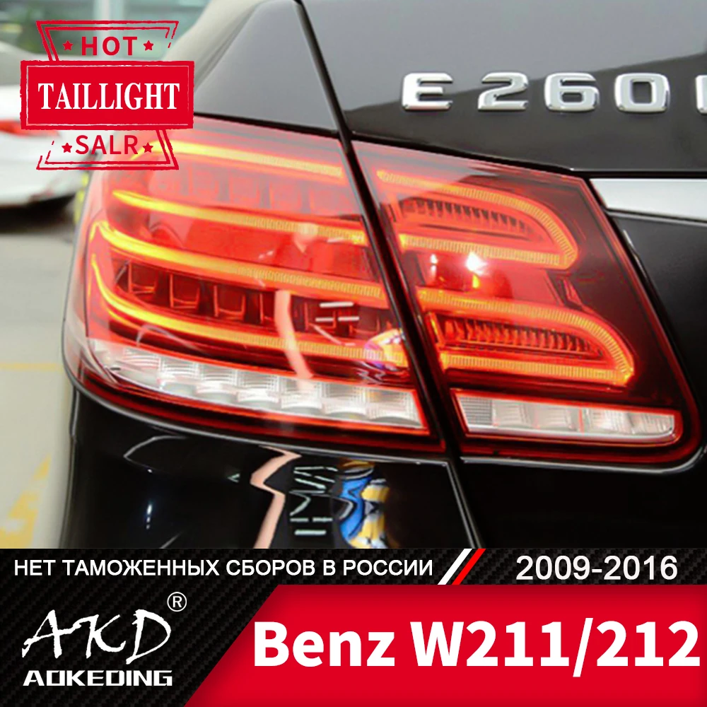 AKD-Car-Lamp-For-BenZ-W211-W212-2009-2016-E200-E300-LED-Taillight ...