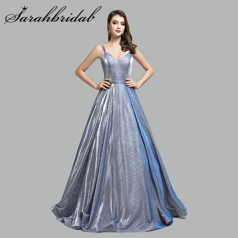 Vestidos De Noche largos con bolsillos, cremallera en la espalda, color ...