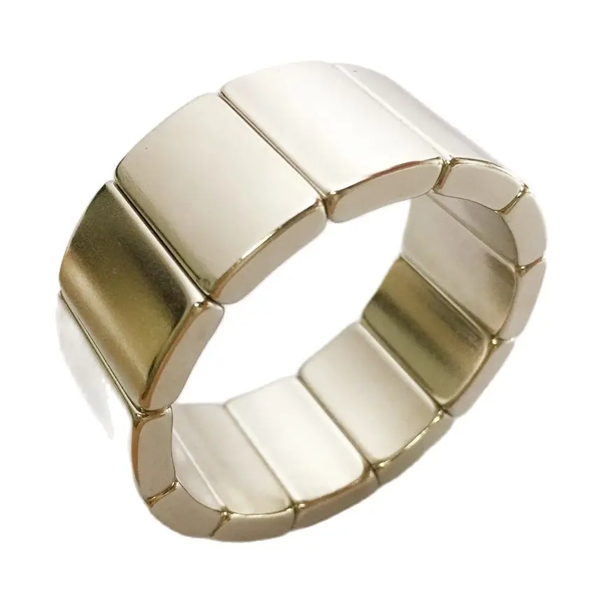 12PCS Neodymium Magnet N38 Super Strong Arc Rare Earth OR30xIR25xT23 ...