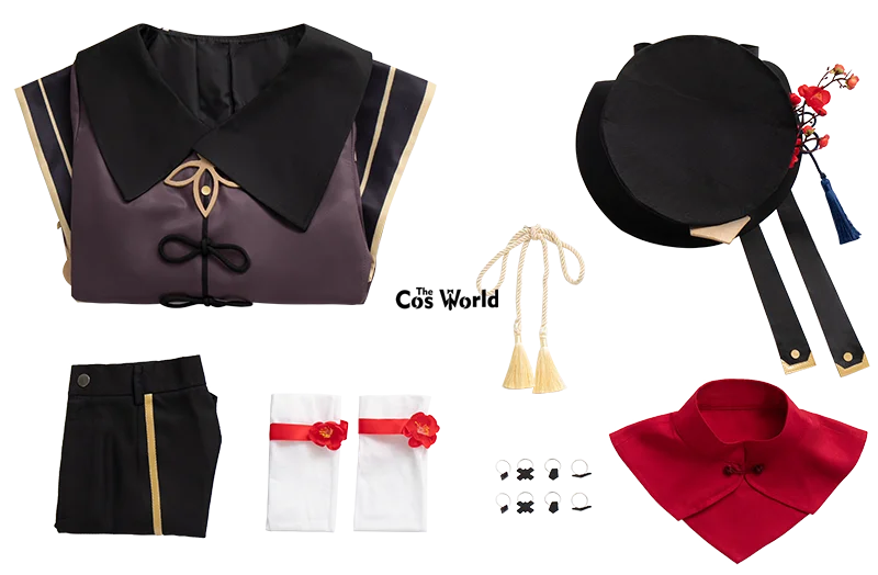 Game Genshin Impact Liyue Hu Tao Walnut Cosplay Costume - AllCosplay.com