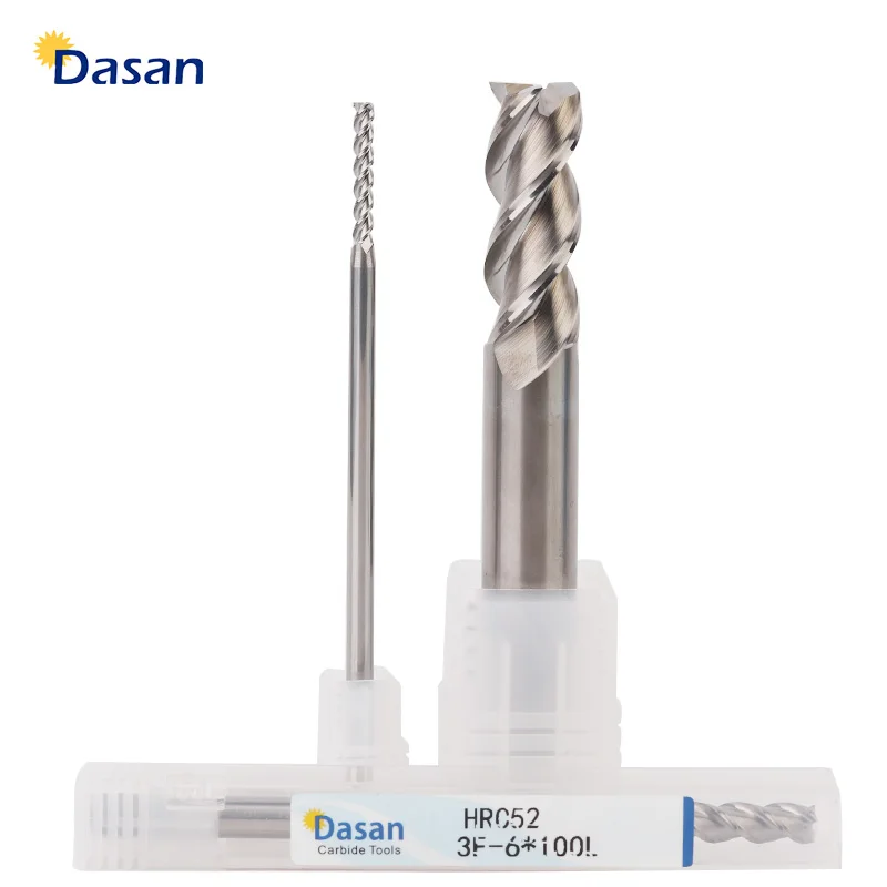 1pcs 4mm 5mm 6mm 8mm 1mm 2mm 3mm End Mill 3F Aluminium Tungsten Carbide ...