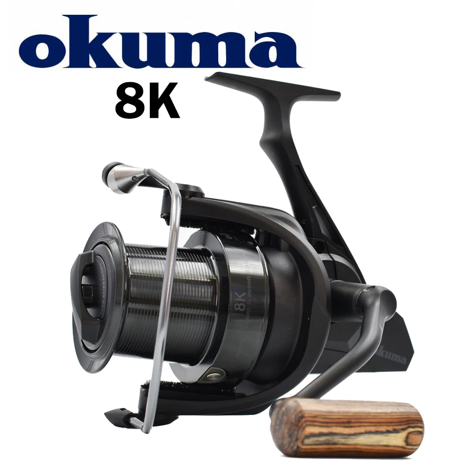 Okuma 8k Baitfeeder Spinning Fishing Reels 5+1bb Carp Fishing Long ...