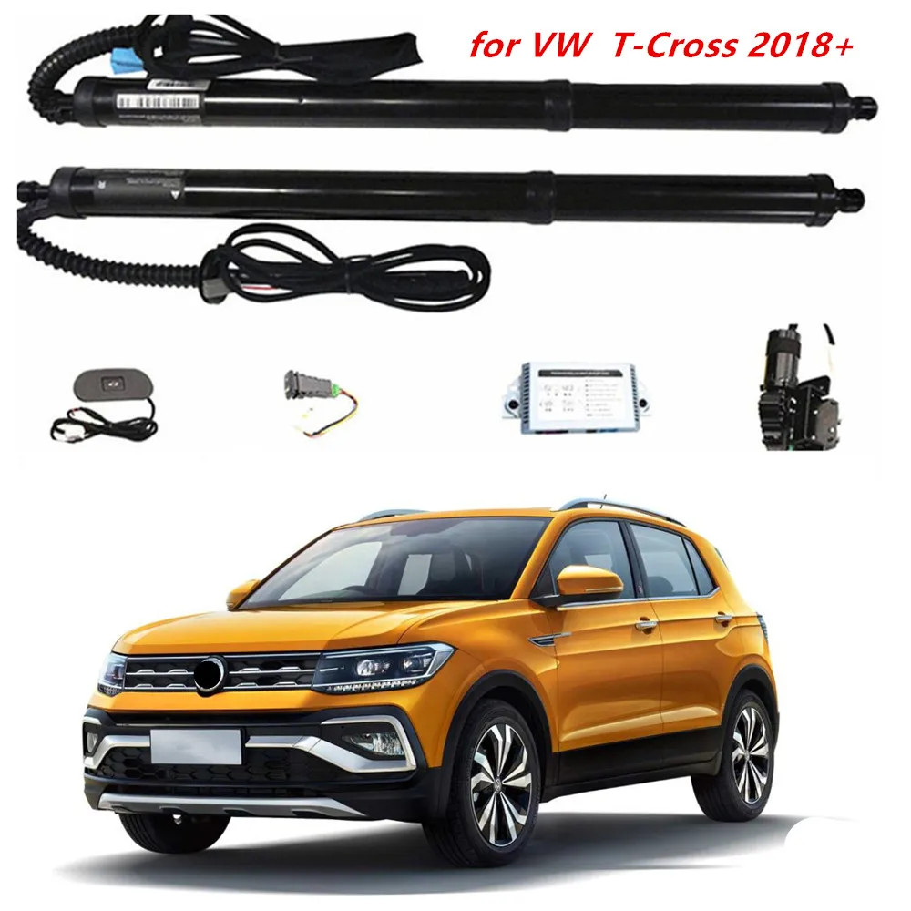 지능형 전기 테일 게이트 변형 자동차 트렁크 지원 폭스 바겐 T 크로스 2018 용 자동차 액세서리 로드 테일 도어