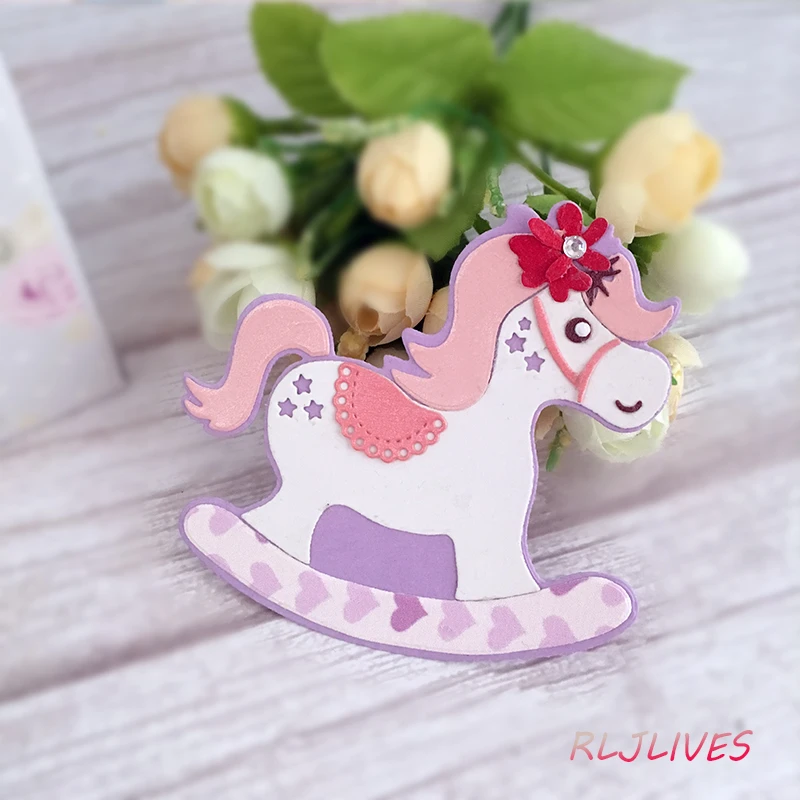 Cute Trojan Horse Metal Cutting Dies Stencils for DIY Scrapbooking ...