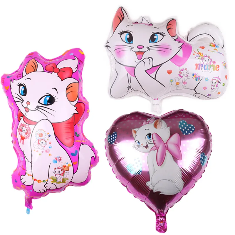 1Pcs-Marie-Cat-Theme-Aluminum-Balloon-Girls-Birthday-Party-Supplies ...