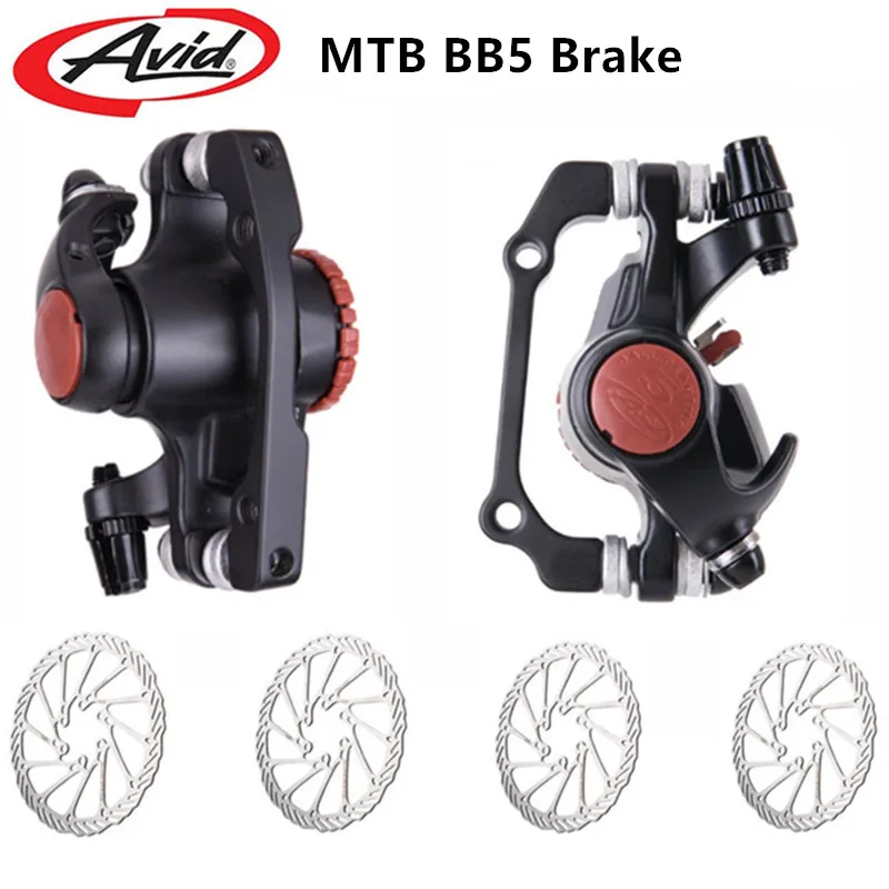 Original AVID BB5 ดึงสายเบรคดิสก์จักรยานเสือภูเขา clipper จักรยานสองด้านปรับเบรคเพิ่ม G3 160 มม. ...