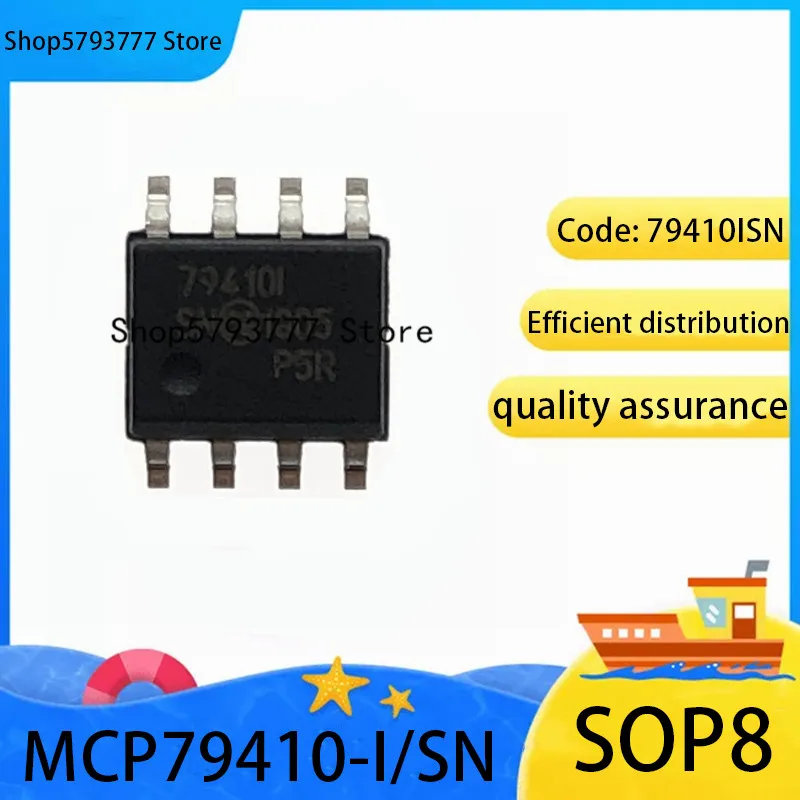 1 10 piezas MCP79410 I/SN SOP 8 MCP79410 SOP8, nuevo y original|Accesorios y piezas de reemplazo ...