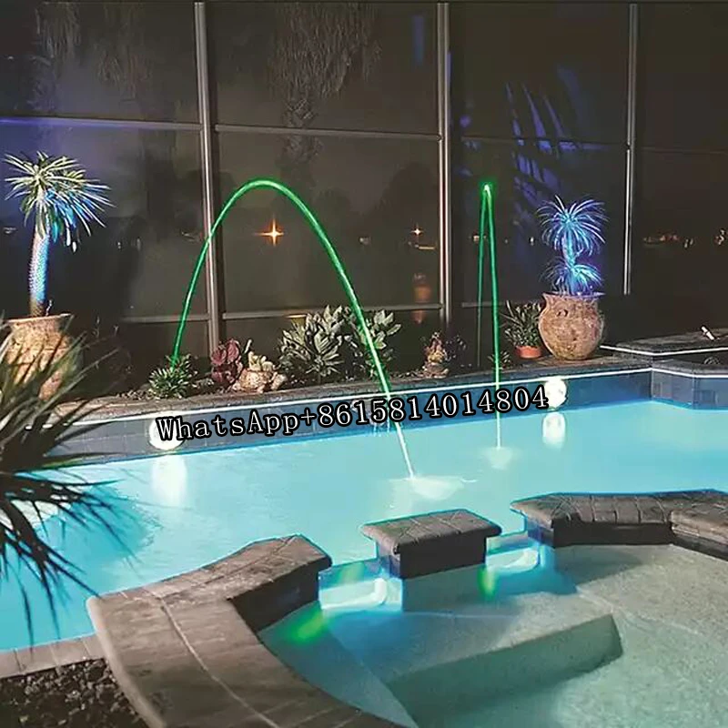 1PC Colorful Laminar Flow Jet With LED Indoor Jumping Jets Water ...