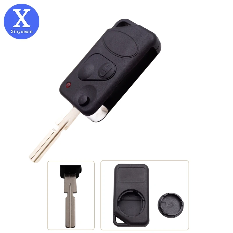Xinyuexin 2 Buttons Flip Remote Car Key Case Shell Fob For Land Range ...