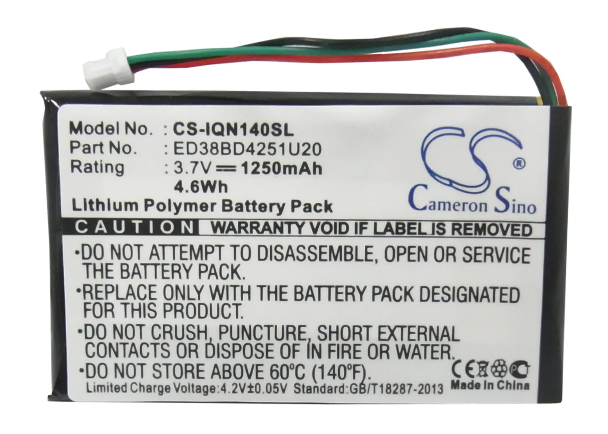 Cameron-Sino-1250mAh-Battery-for-Garmin-Nuvi-1400-1450-1450T-1490 ...