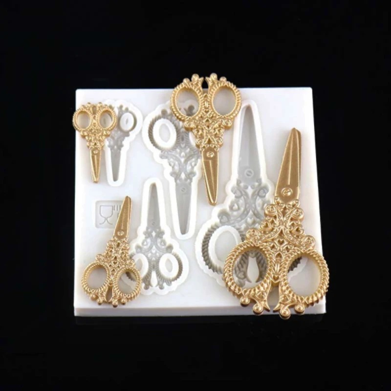 Vintage Silicone Scissors Moulds