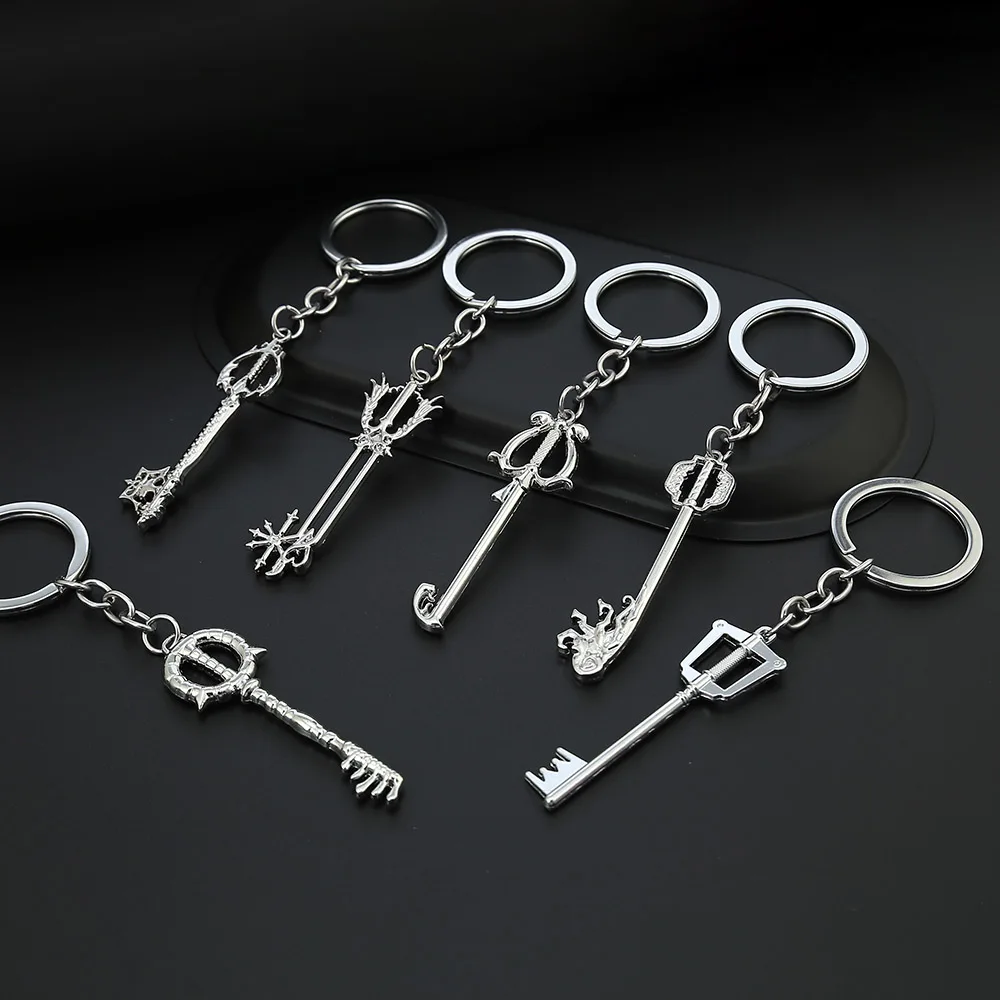 Game-Kingdom-Hearts-Sora-Key-Keychain-Keyblade-Weapon-Model-Pendant ...