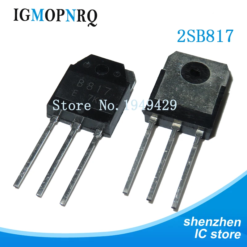 5PCS 2SB817 B817 TO 3P Bipolar junction transistor de unión) IGBT y ...