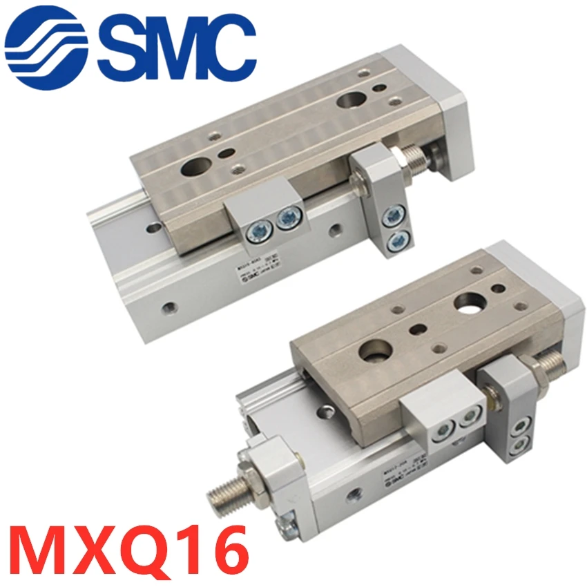 MXQ MXQ16 MXQ16L SMC 정품 슬라이드 가이드 실린더, 공압 MXQ16 10 MXQ16 20 MXQ16 30, MXQ16 40 50 75 100 125, 신제품 ...