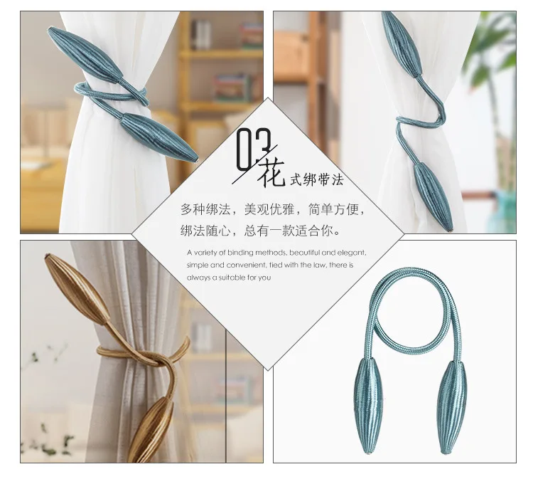 TRINGLE - EMBOUT TRINGLE,Green--Pinces pour rideaux robustes ...