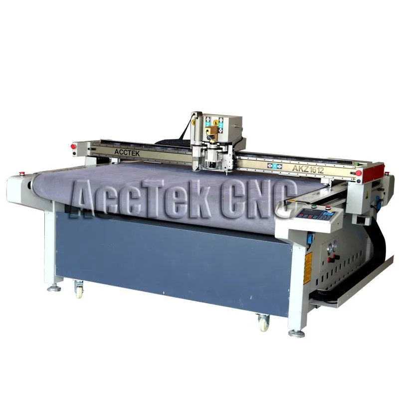 Multi heads CNC Vibration Knife Cutting Machine Double Heads For PU ...