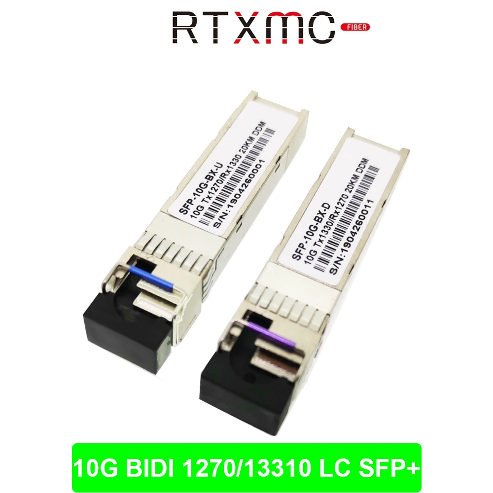 1-Pair-10G-SFP-LC-Connector-Moudle-Transceiver-Singlemode-Single-Fiber ...