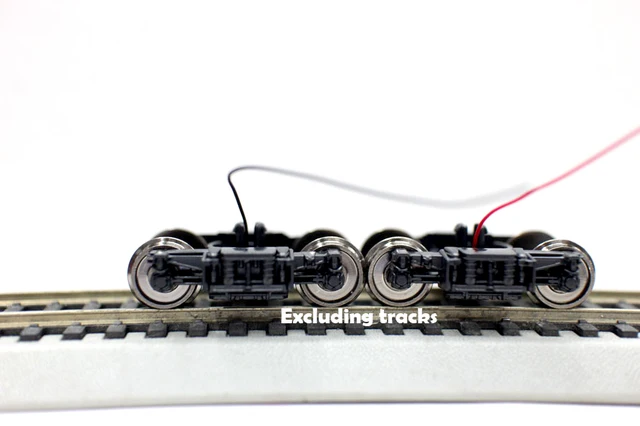 1/87 HO ratio Underframe of train carriage bogie Assembly Refitting parts of train toy model ...