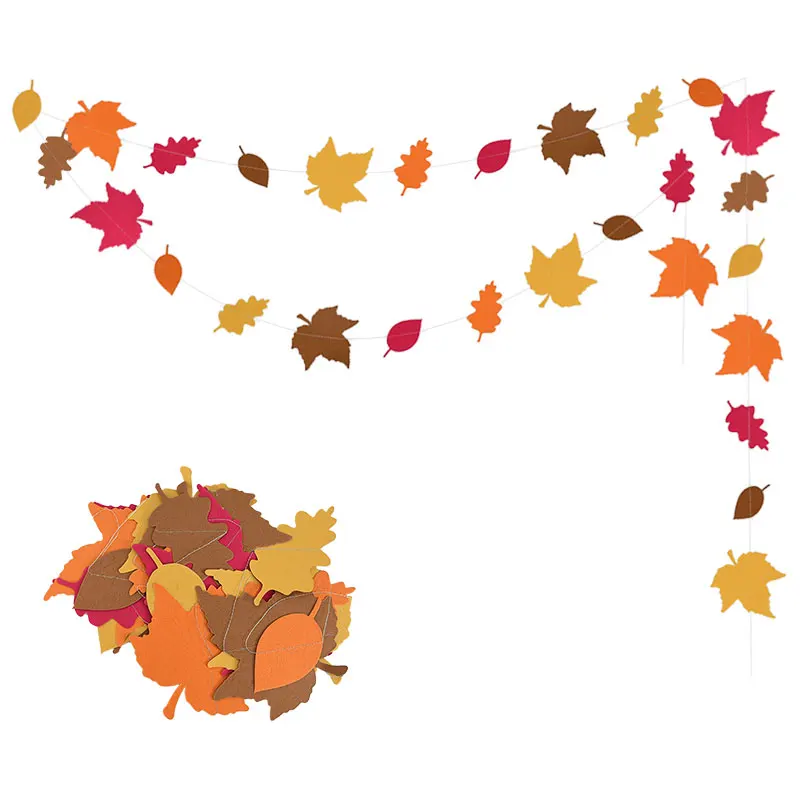 Fall Leaves Banner Clip Art