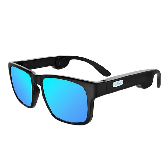 Bone Conduction Wireless Bluetooth 5.0 Smart Glasses Stereo Headset ...