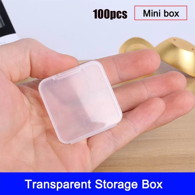 100pcs-4-4-0-6cm-Mini-Plastic-Storage-Box-Jewelry-Container-Transparent ...