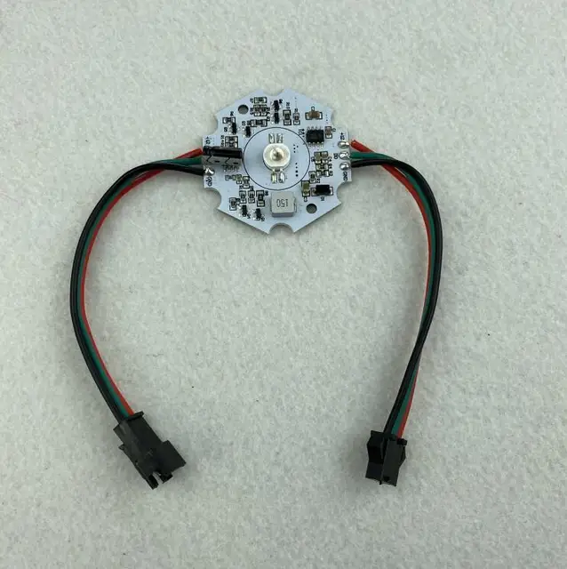 3W/9W high power WS2811 controlled led pixel module;DC12-24V input;RGB ...
