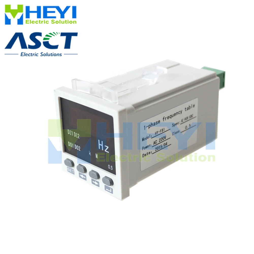 LED digital Frequency meter with RS485 communication 48mm*48mm single ...