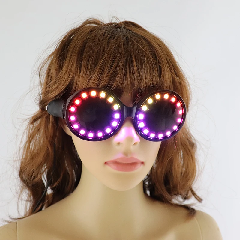 Gafas de luz LED a todo Color, lentes luminosas con puerto USB ...
