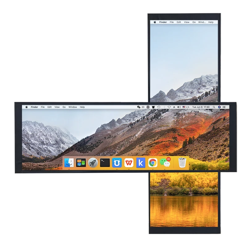 LESOWN-7-84-inch-Long-Strip-LCD-Display-400x1280-IPS-HDMI-TFT-Bar-Wide ...