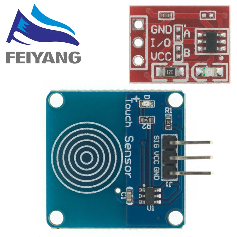 5pcs-TTP223-Touch-Key-Switch-Module-Touching-Button-Self-Locking-No ...