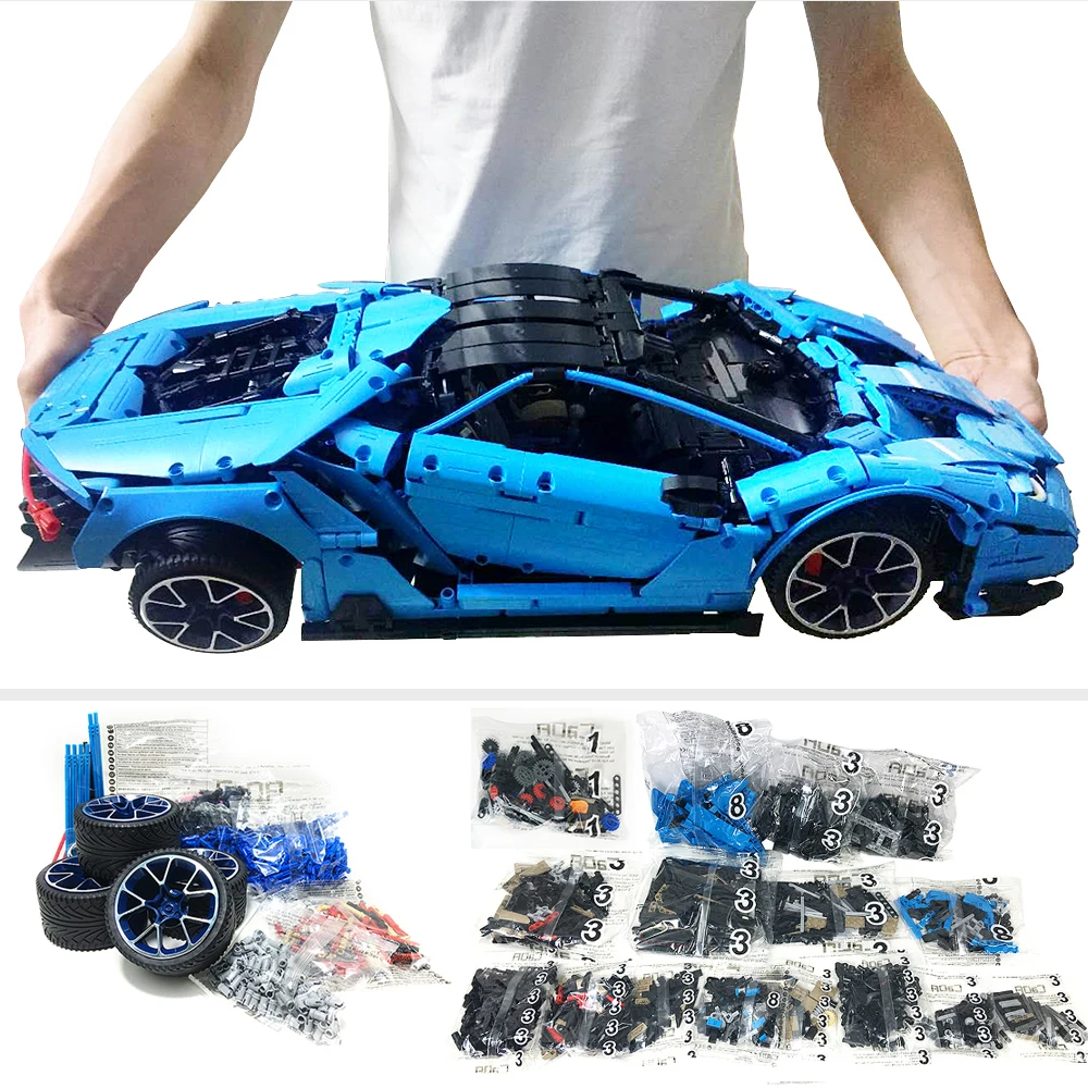 CADA Bricks High tech City Super Racing Car Building Blocks Master 1:8 ...