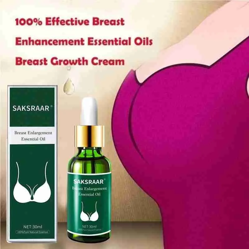 30ml Breast Enlargement Essential Oil Firming Enhancement Breast Enlarge Big Bust Bigger Chest ...