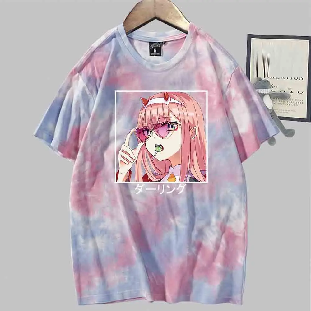 Darling Franxx Anime Harajuku Zero Two | Darling Franxx Zero Two Shirt ...