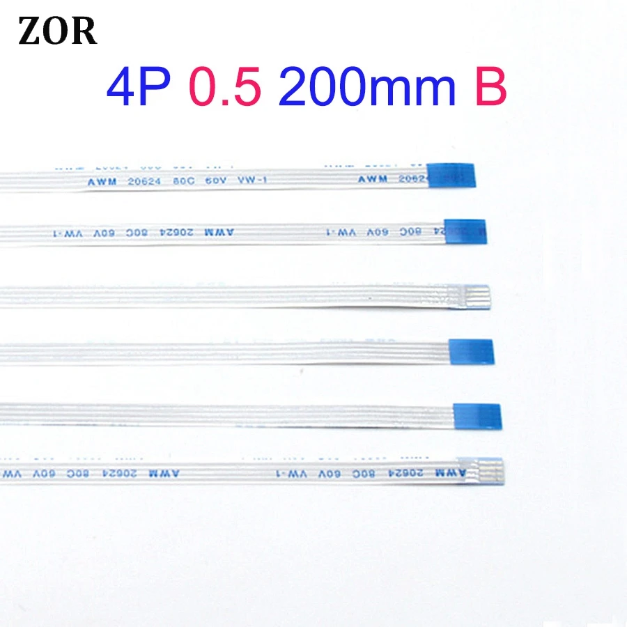 1pcs 4P 0.5mm pitch 4 pin B different directions Reverse Length 200mm ...