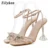 Eilyken Women Gladiator Sandals Shoes Sexy White String Bead High Heels Sandals Summer Party ...