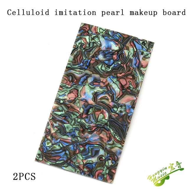 2 Pcs Celluloid Guitar Headstock Head piece Veneer Electric Guitar ...