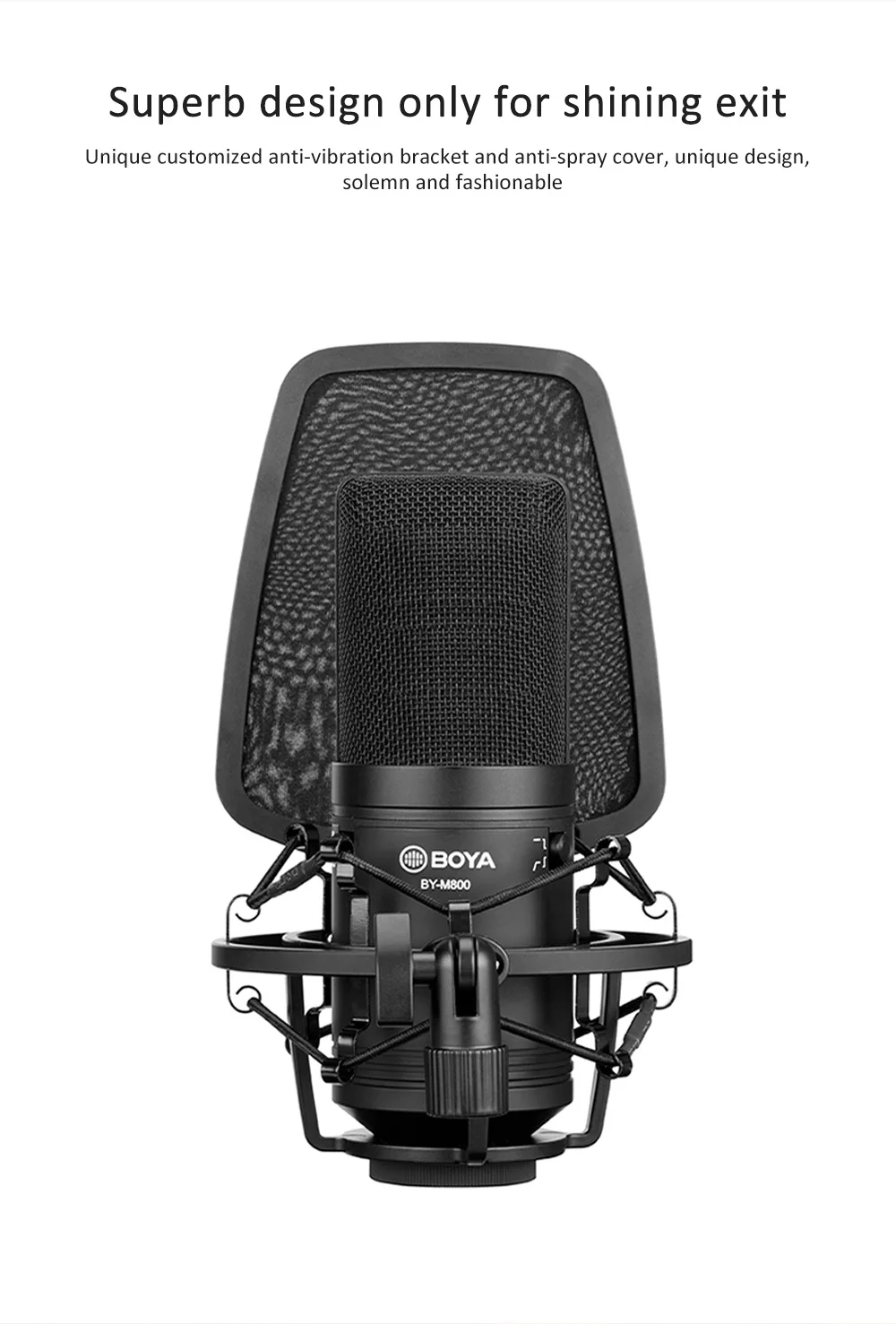 Купить Микрофон BY-M800 BOYA by/m800 Large Diaphragm Microphone ...