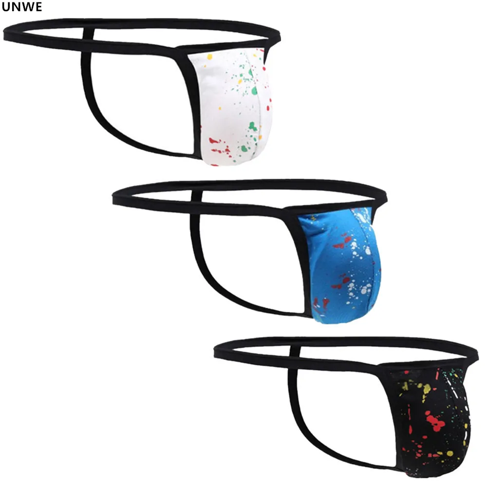 UNWE Backless Mens Underwear Printed Open Crotch Men Jockstrap Gay ...