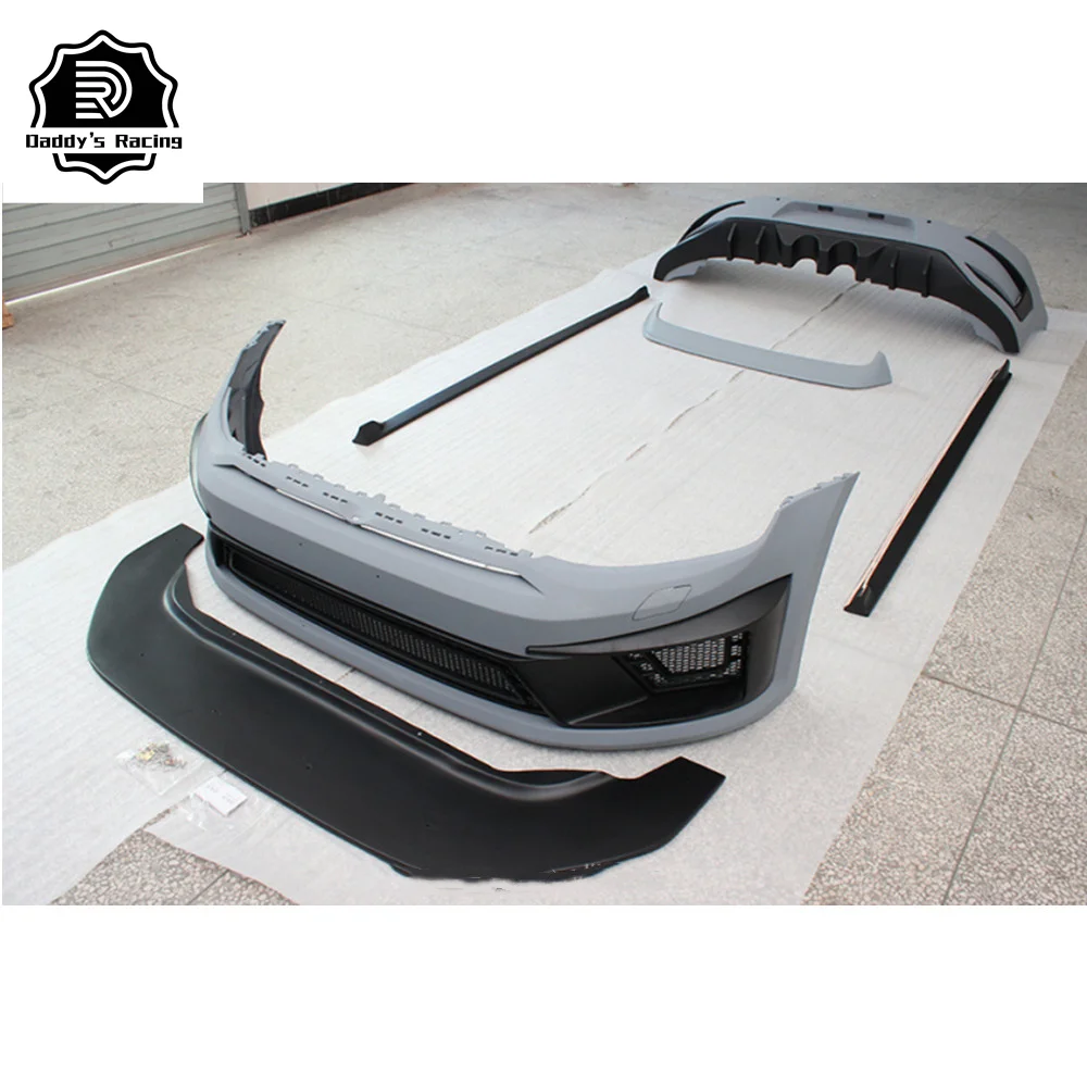 Pu Body Kit Fit For Vw Golf 7 Vii Mk7 Gti R R400 2014-2016 Body Kit Set ...