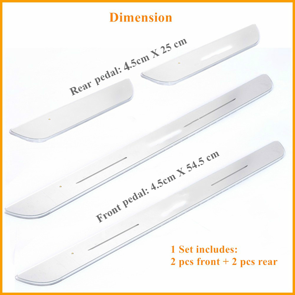 Auto Acrylic Magnetic LED Light Pedal | asghedom.com